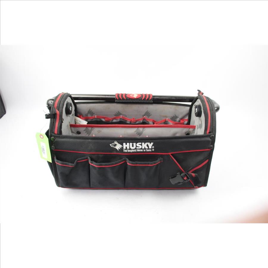 Husky Toolbag With Stanley Powerlock 12' Tape Measure, Craftsman ...