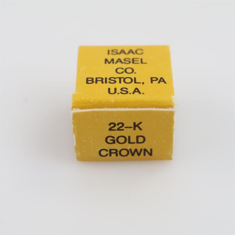 Isaac Masel Co. 22kt Gold Dental Crown | Property Room