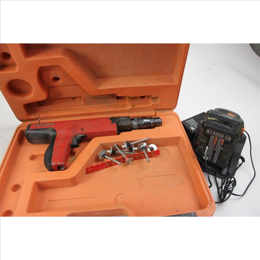 Jack, Power P3500 Gun, Ridgid Battery And Charger | Property Room