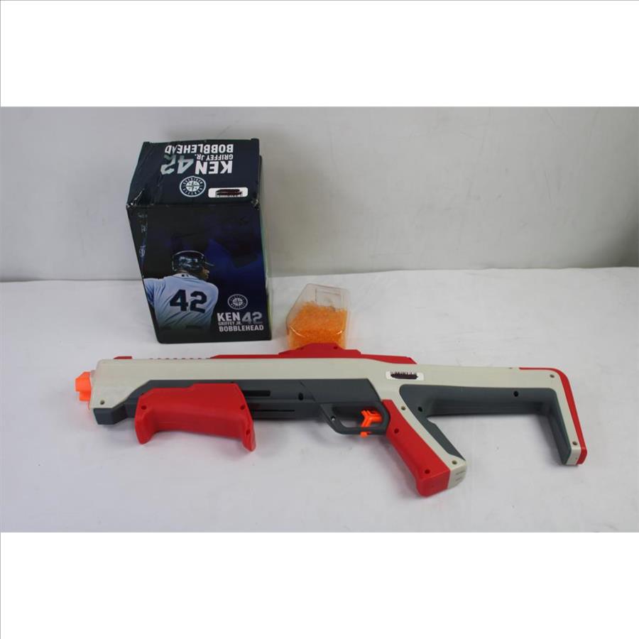 Ken Griffey Jr. Bobblehead, Nerf Gel Fire Toy, Brush Pens, And Gel Pens ...