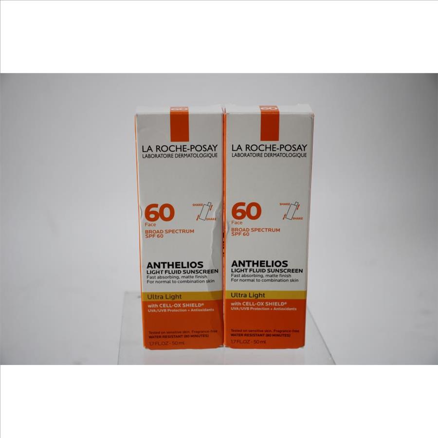 La Roche-Posay Anthelios Light Fluid Sunscreen And Clear Skin Sunscreen ...