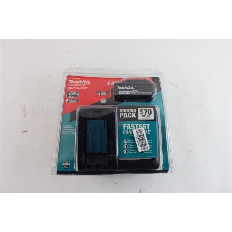 Makita 18V 4AH LXT Battery & Charger Starter Pack | Property Room