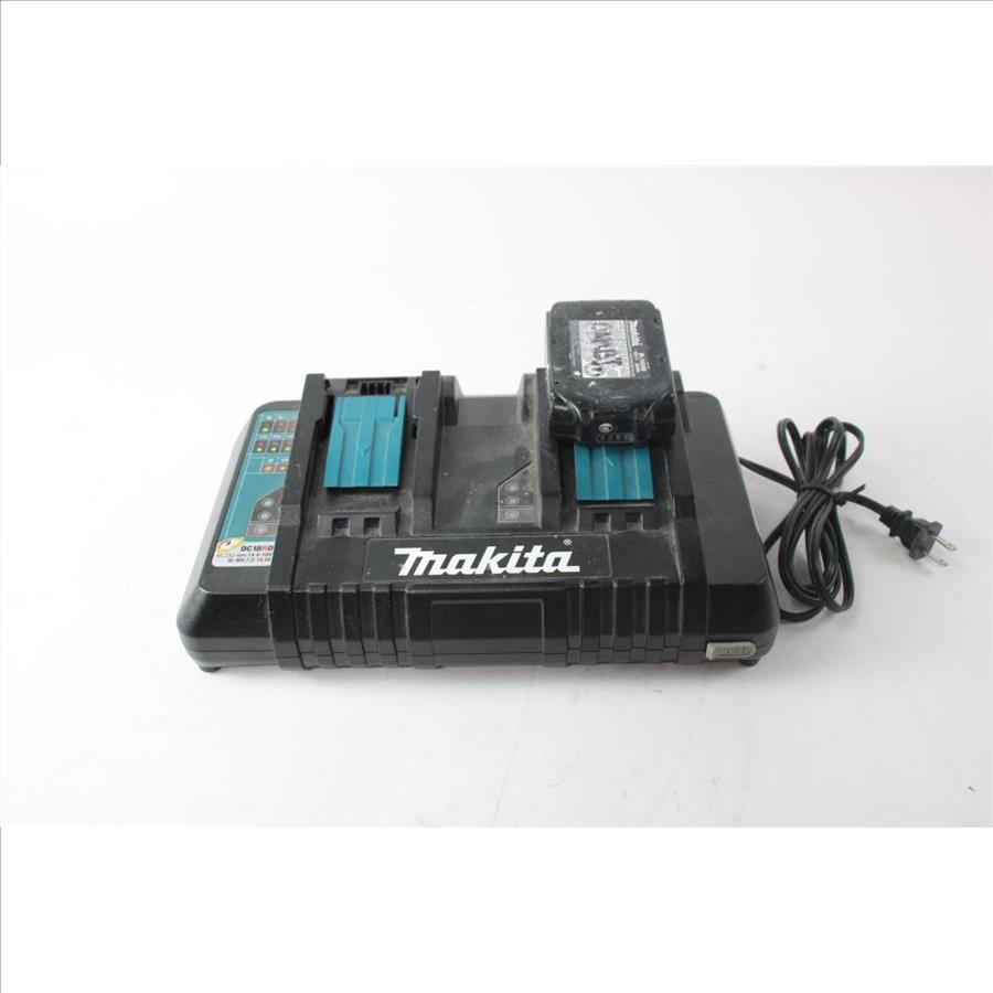 Makita Two Port Multi Charger With Battery, DC18RD | Property Room