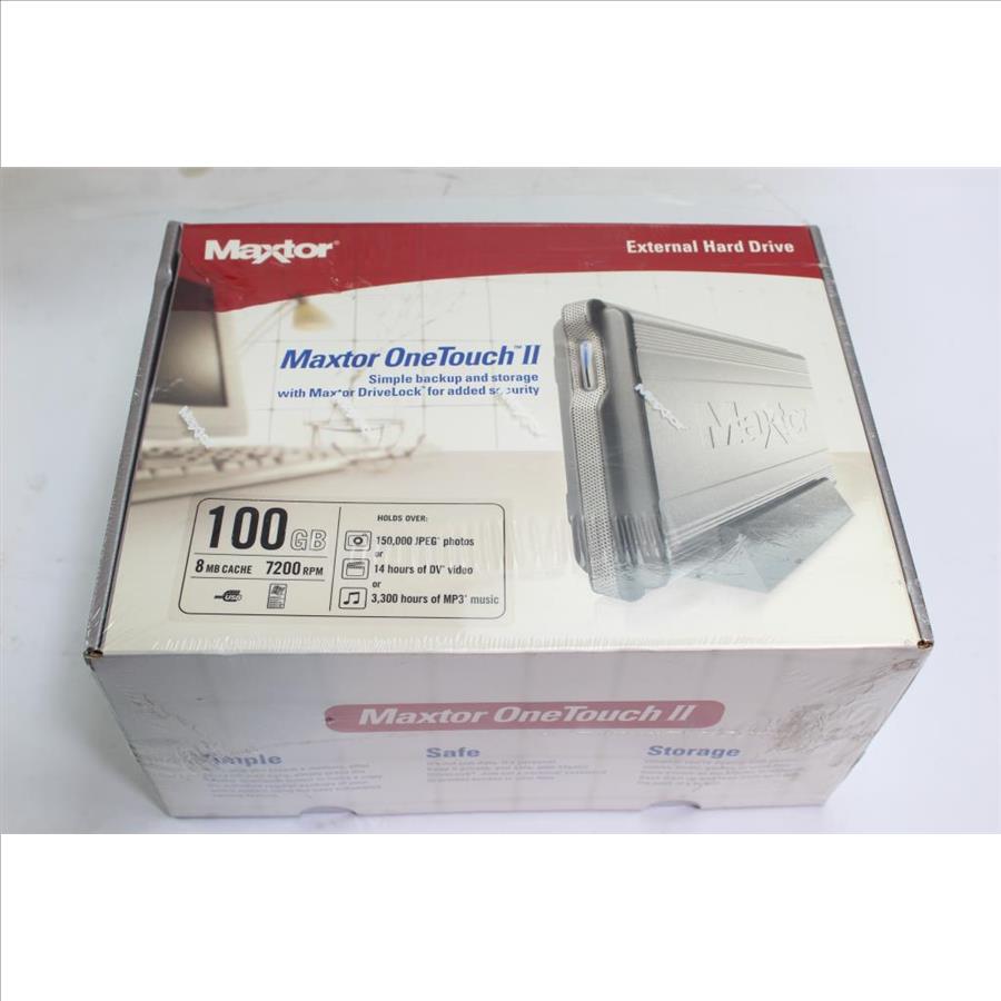 Maxtor OneTouch II External Hard Drive, 100GB | Property Room