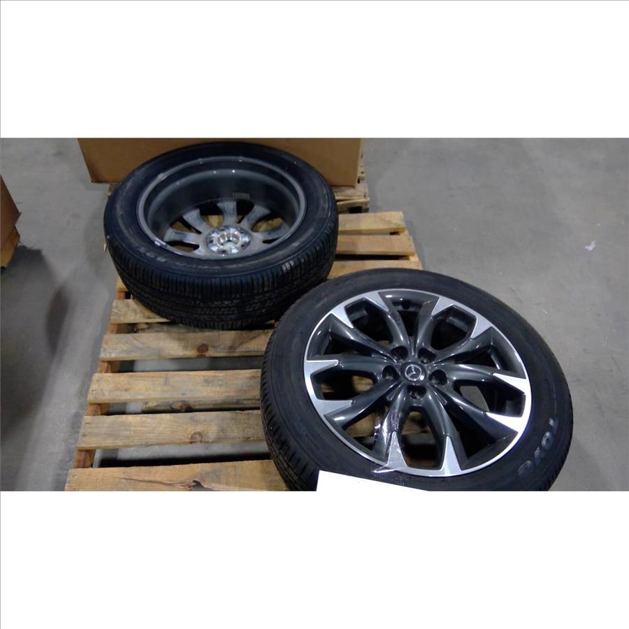 Mazda Rims And Toyota A23 Tires Size 19x7 , 2 Pieces | Property Room