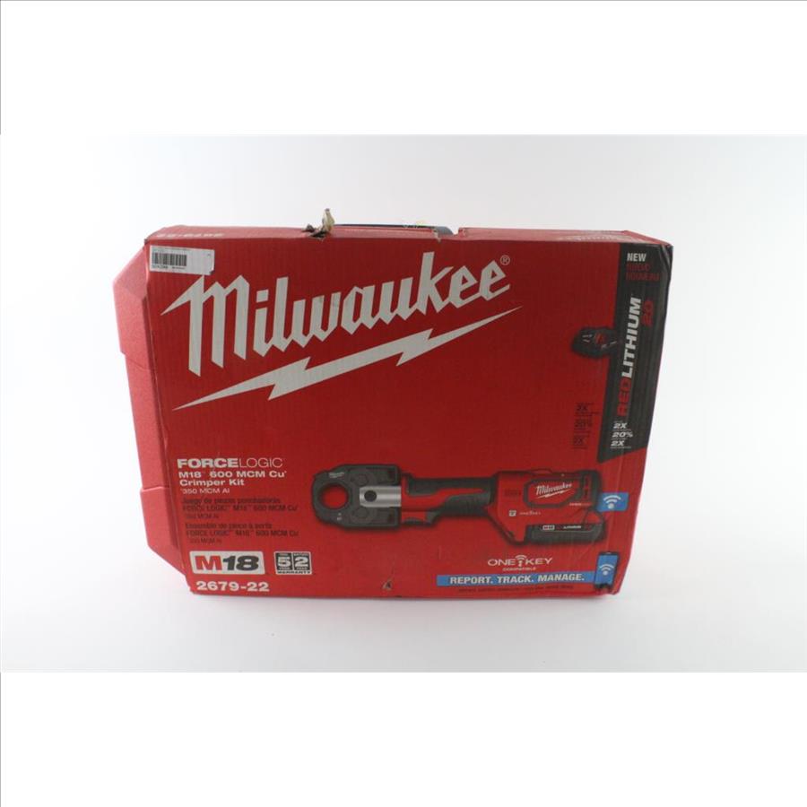 Milwaukee 600 MCM Cu' Crimper Kit | Property Room