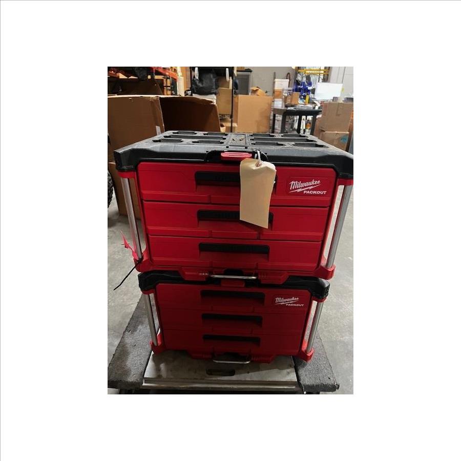 Milwaukee Packout Boxes With Misc | Property Room