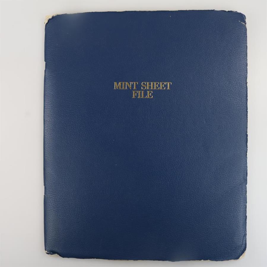 Mint Sheet File Book Of US Stamps, 1100+ Pieces | Property Room