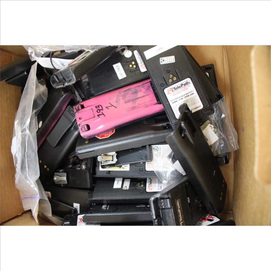 Motorola And Telepath 2-Way Radio Battery Packs Bulk Lot | Property Room