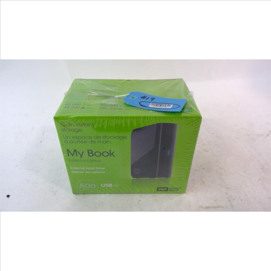 My Book Essential Edition 500gb External Hard Drive | Property Room