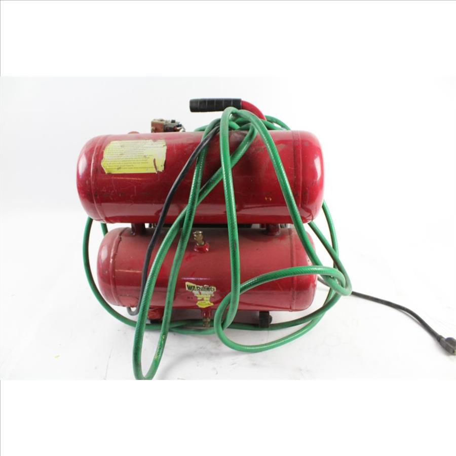 Nikota Industrial 2 HP Twin Tank Air Compressor | Property Room