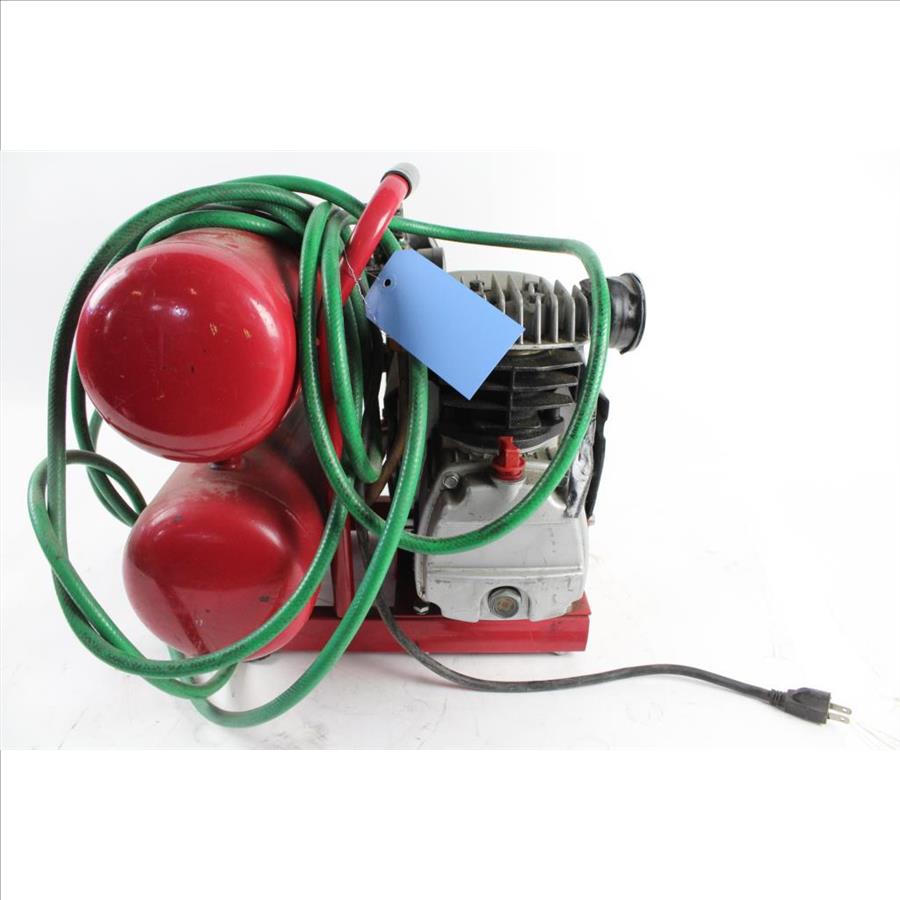 Nikota Industrial 2 HP Twin Tank Air Compressor | Property Room