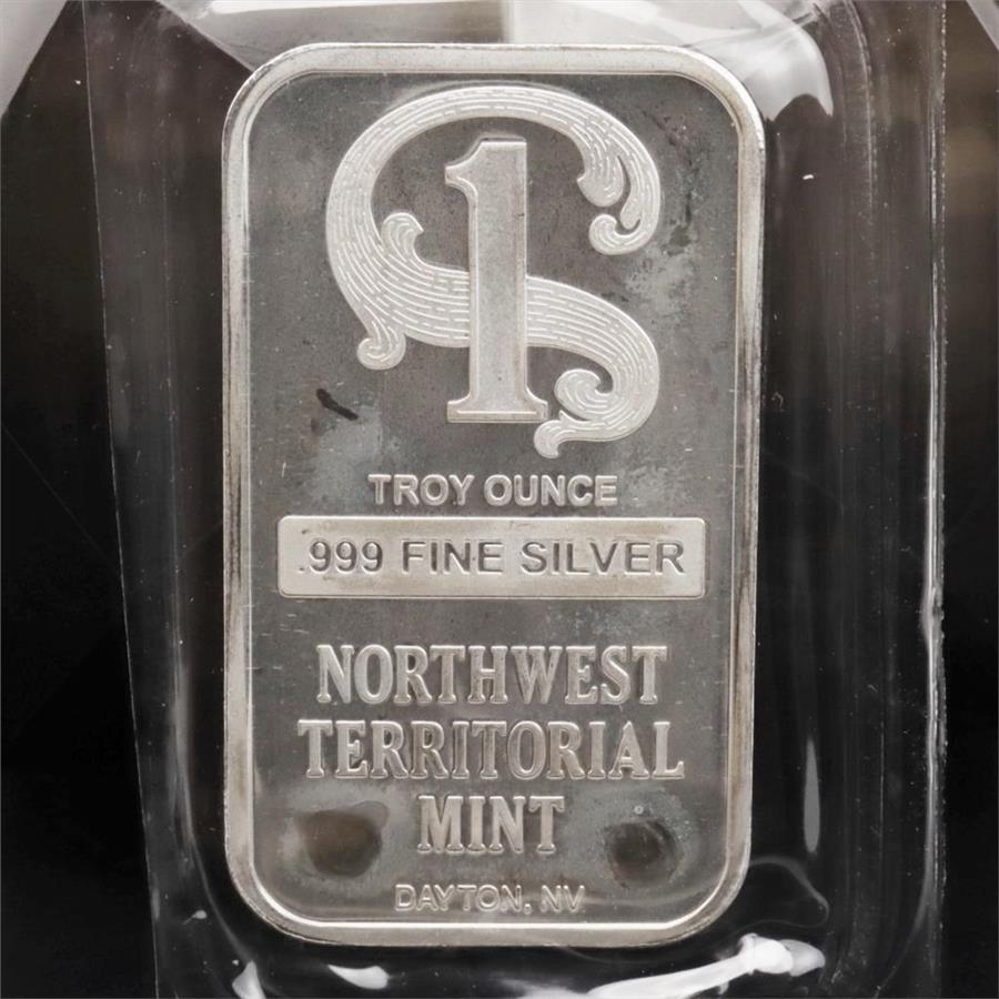 Northwest Territorial Mint Fine Silver 1 Troy Oz. Bar | Property Room