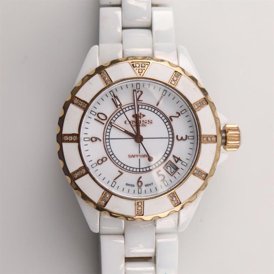 Oniss Ceramic Diamond Accent Watch | Property Room