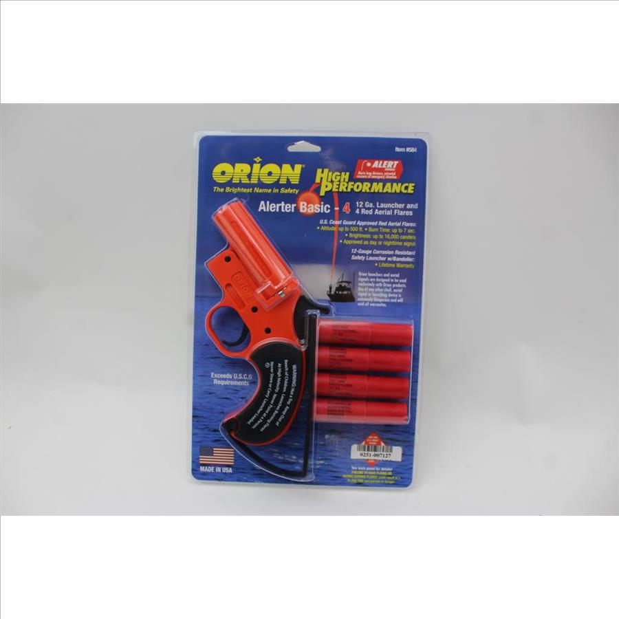 Orion Alerter Basic High Performance Flare Gun And Red Aerial Flares ...