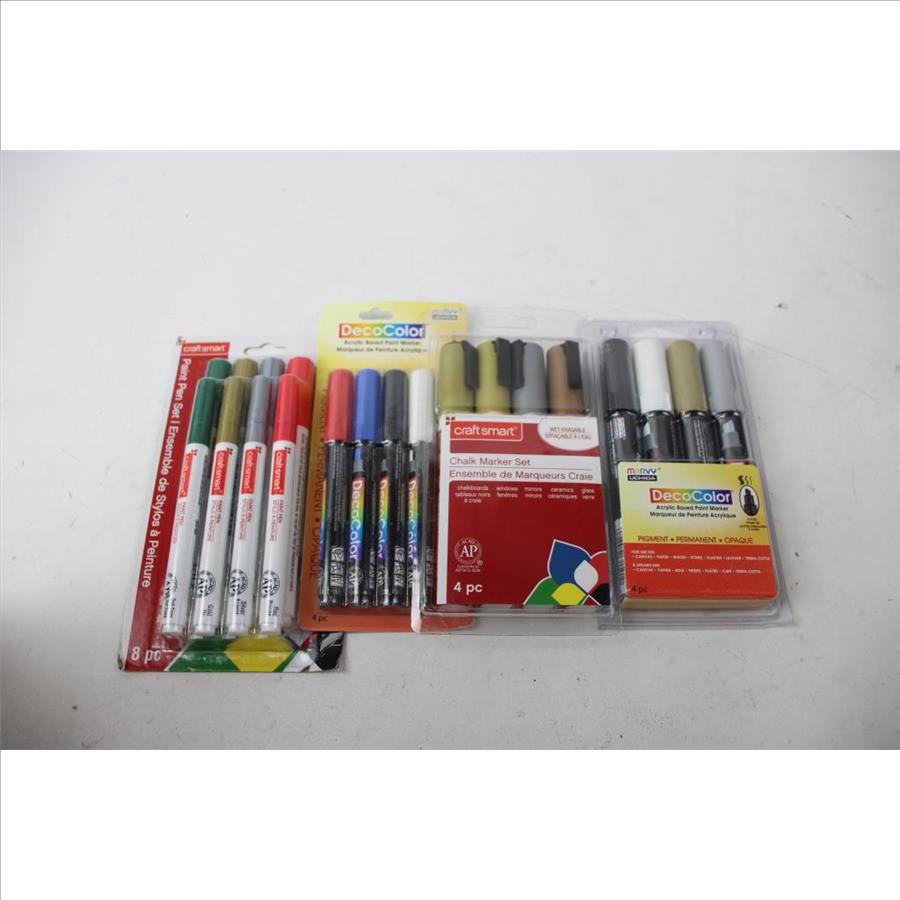 Paint Markers, Fabric Markers, Chalk Markers, Roller Pattern Pens, And ...