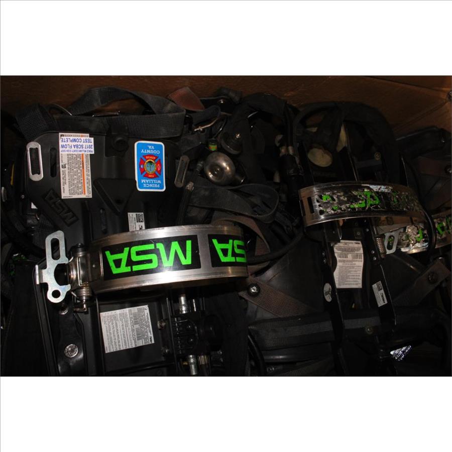 Pallet Of MSA Fire Dept Breathing Airpacks, 20+ Pieces | Property Room