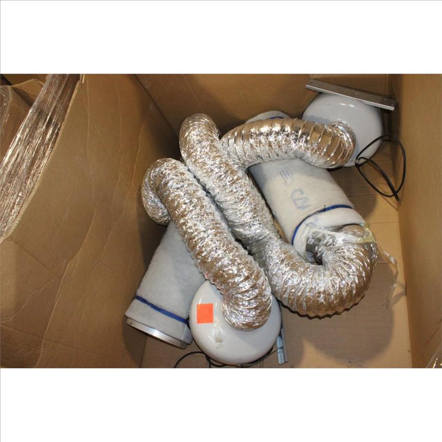 Pallet With Ductwork & Fans, 2 Pieces | Property Room