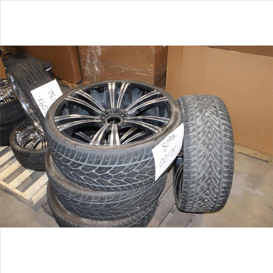 Pallet With Fullway Tires & Rims, 4 Pieces | Property Room