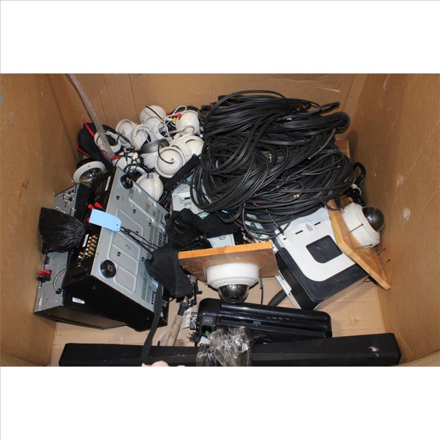 Pallet With Stereo, Security Cameras & More, 15+ Pieces | Property Room