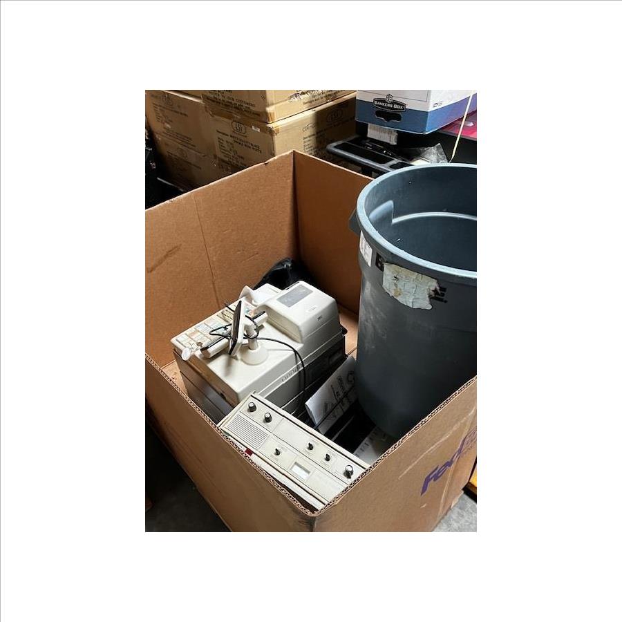 Pallet With Trash Can, Cash Register And More | Property Room