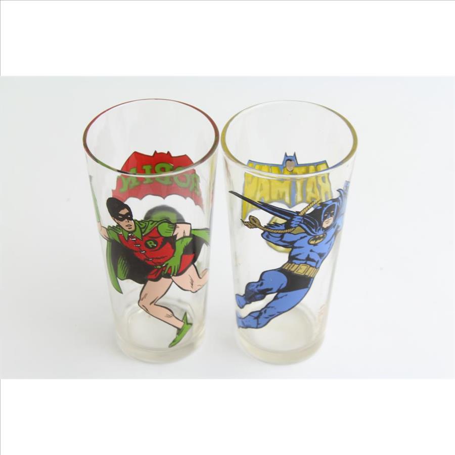 Pepsi Dc Comics Collectible Cups: Batman, Robin: 2 Items | Property Room