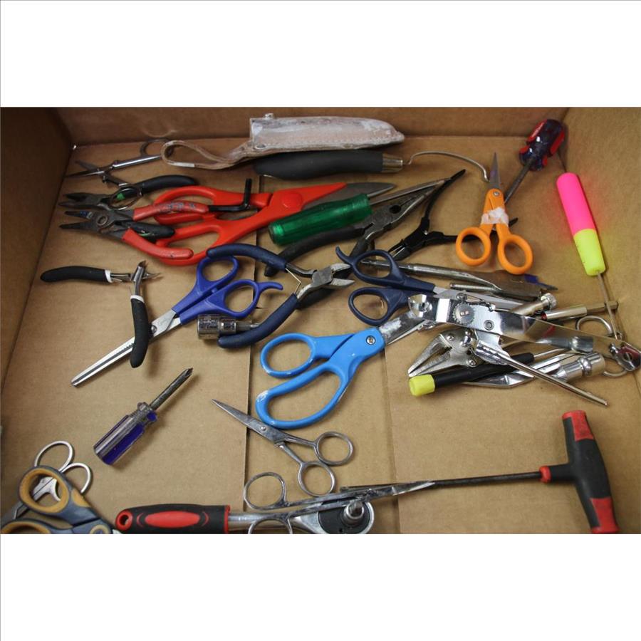 Power Torque Screwdriver, Kitchen Aid Scissors, Stanley Pliers, And ...
