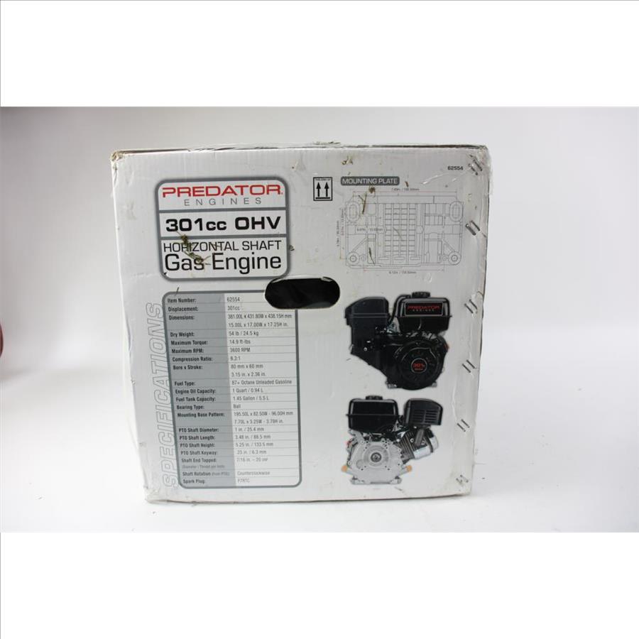 Predator Engines Horizontal Shaft Gas Engine | Property Room