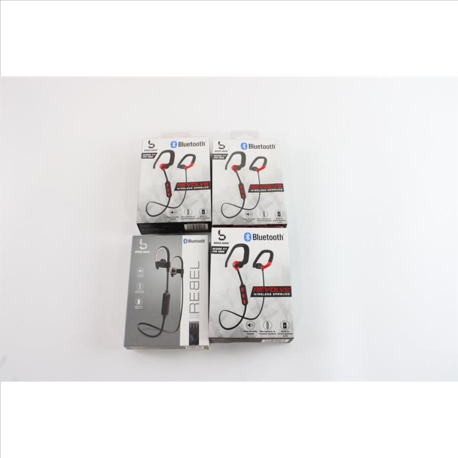 Rebel And Revolve Bluetooth Headphones, 4 Pieces | Property Room
