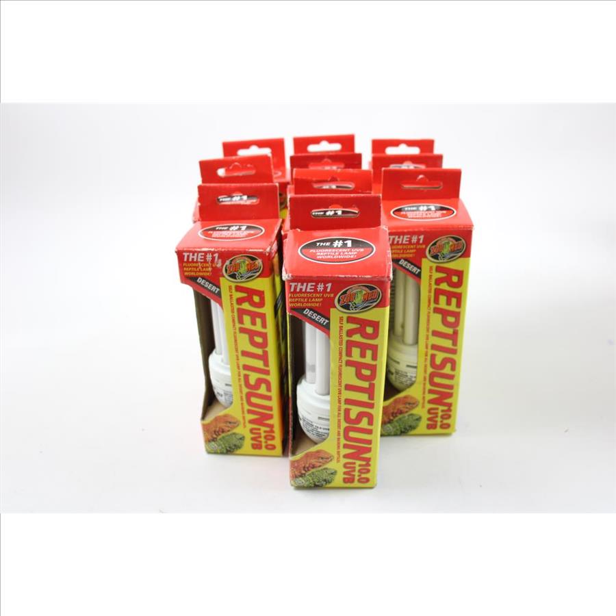 Reptisun 10.0 UVB Desert Fluorescent Lamp Lot, 10 Pieces | Property Room
