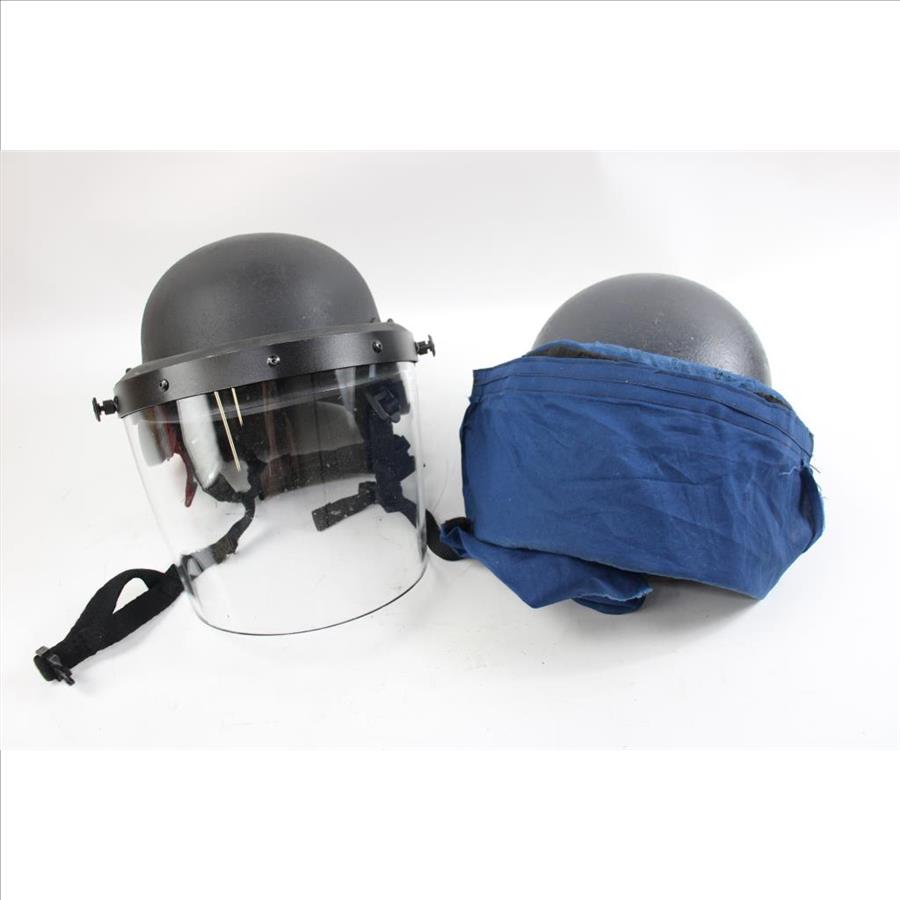 Riot Helmets Of Various Sizes, 3+ Pieces | Property Room