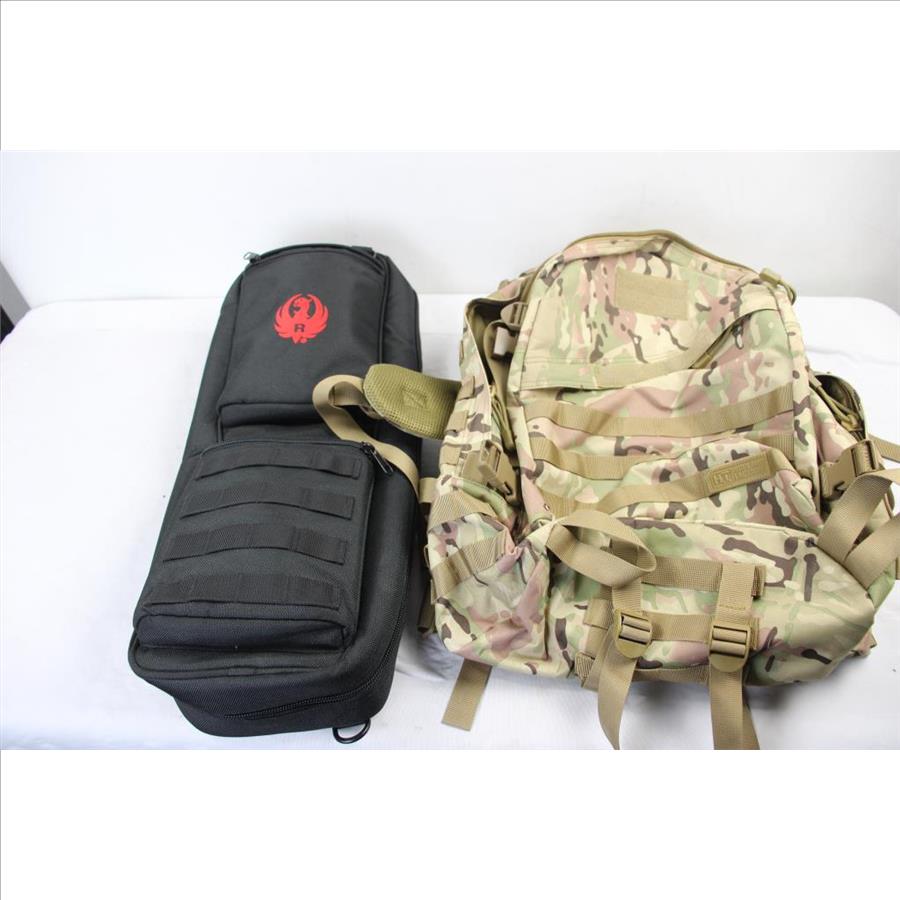 Ruger Takedown Rifle Bag, And Highland Tactical Camo Backpack ...