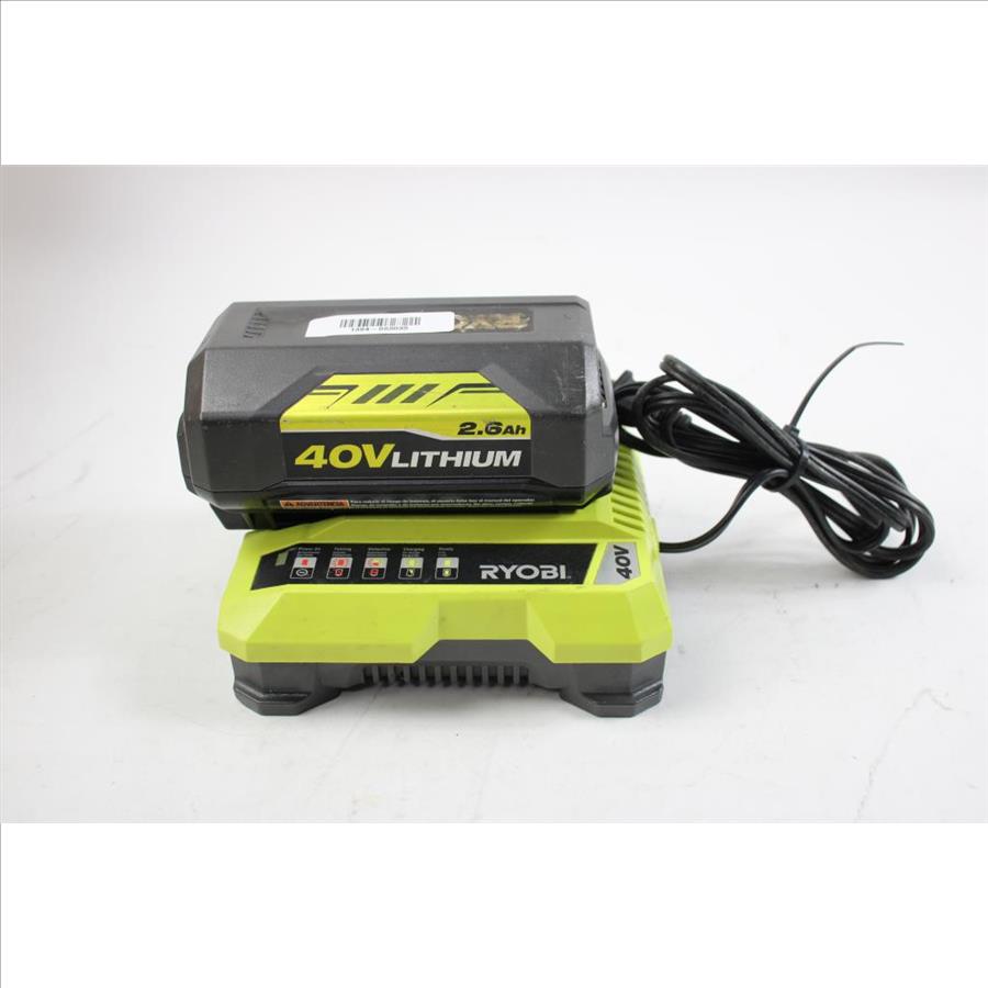 Ryobi Class 2 Battery Charger And Battery Pack | Property Room
