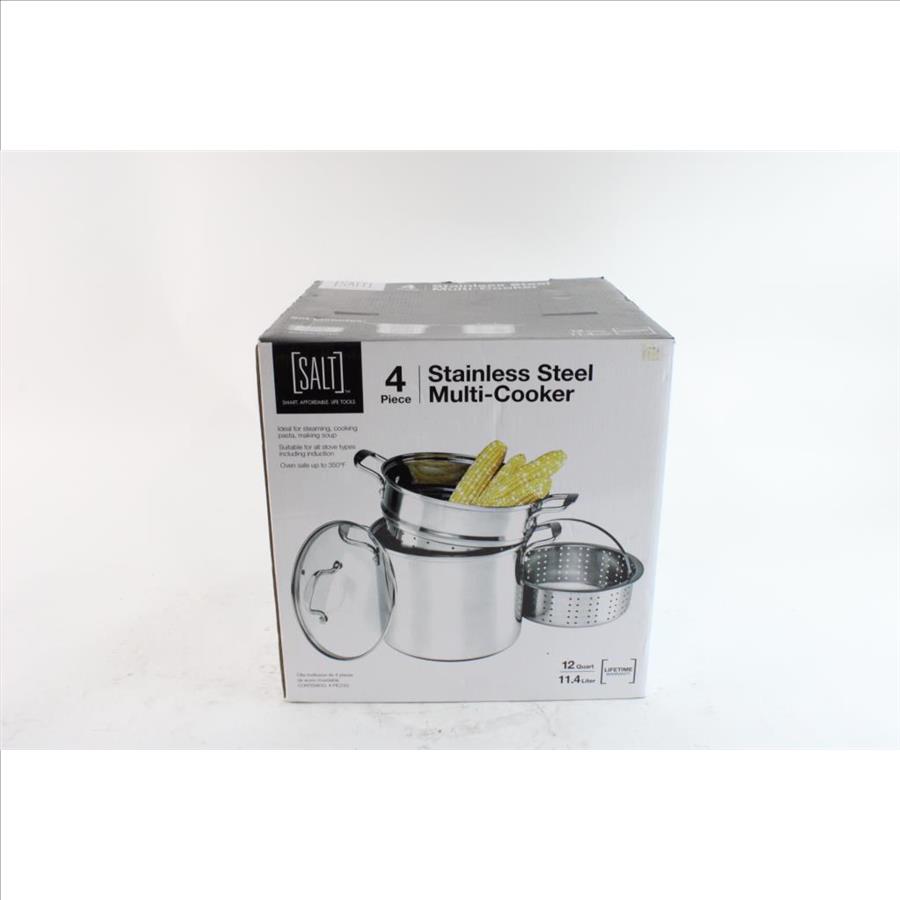 Salt 4 Piece Stainless Steel Multi-Cooker | Property Room