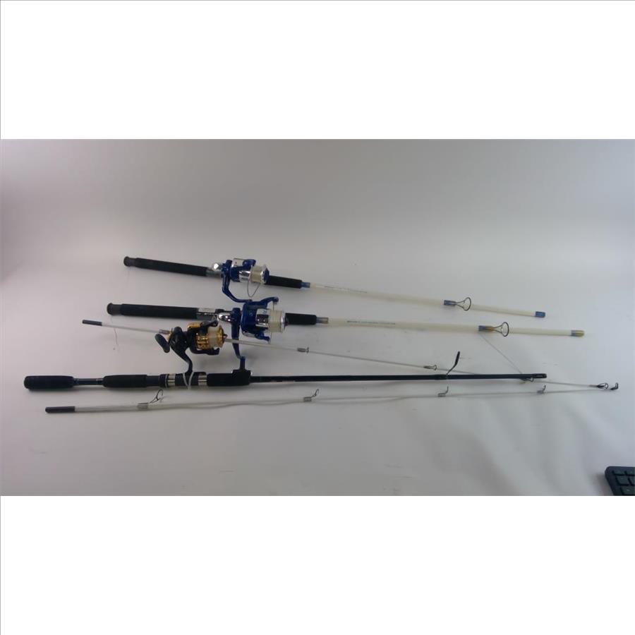 Shakespeare & ShockWave Rods With Reels, 3 Pieces | Property Room