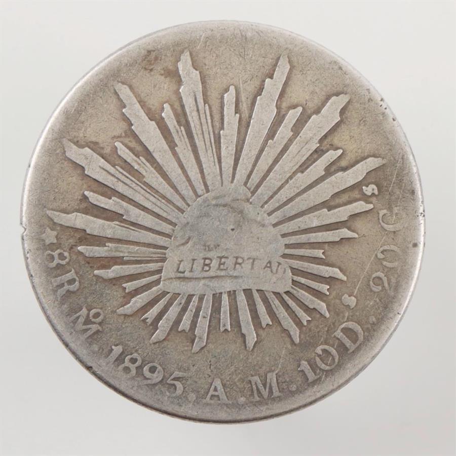 Silver Mexican 8 Reales Cap And Rays Culls Coin | Property Room