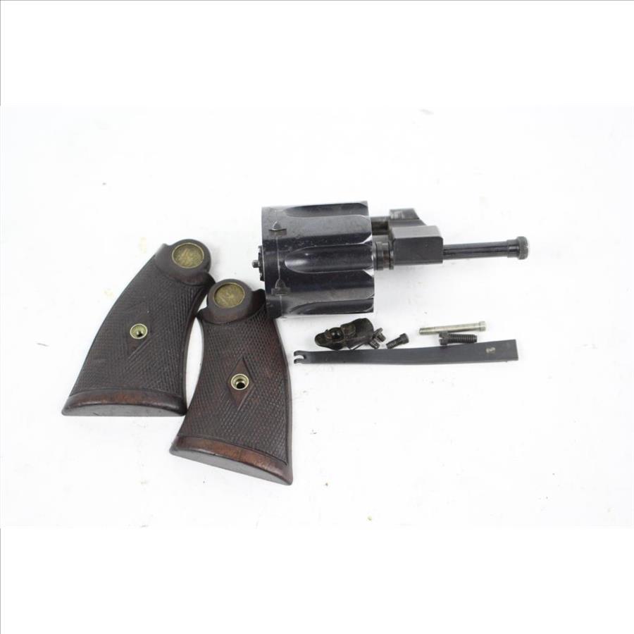 Smith And Wesson Revolver Parts, Cylinder With Ejector, Release Button ...