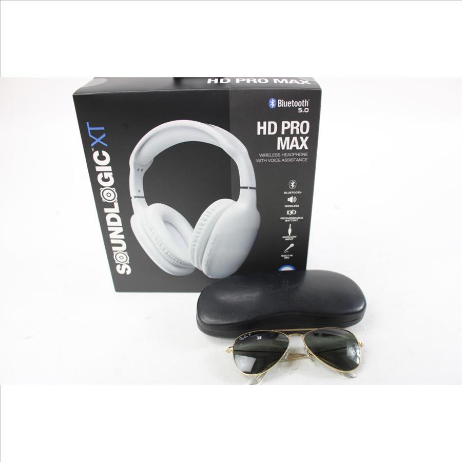 Soundlogic HD Pro Max Wireless Headphones, And More, 5 Pieces ...