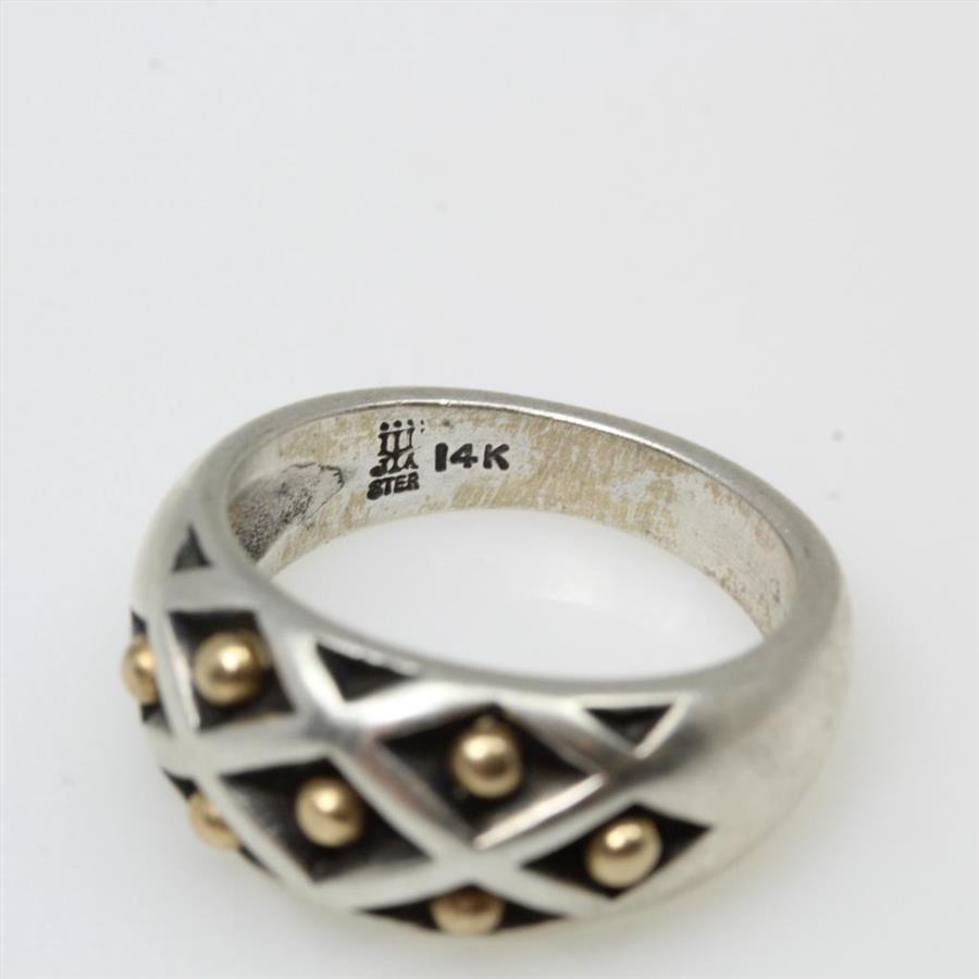 Sterling Silver With 14kt Gold Accents 6.3g Ring, James Avery Hallmark ...