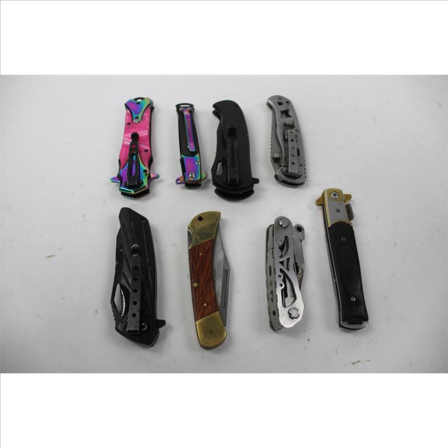 Stiletto Iridescent Knife, Snake Folding Knife, Multitool, And More ...