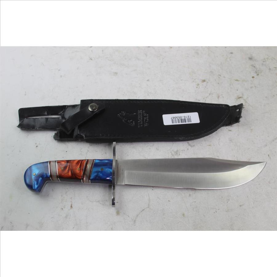 Timber Wolf Fixed Blade Knife And Sheath | Property Room