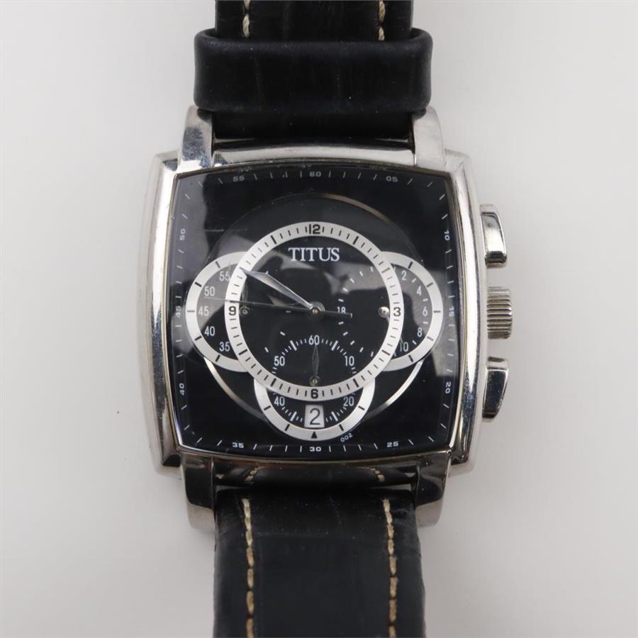 Titus Square Chronograph Watch | Property Room