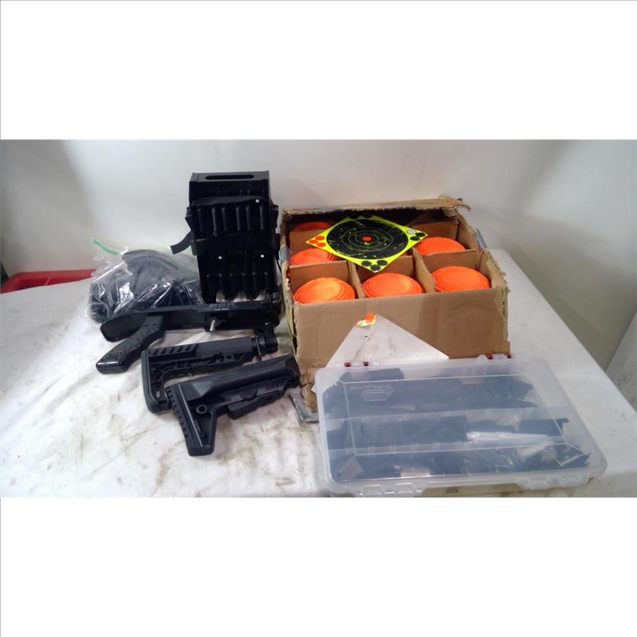 Trius Traps One Step Target Thrower, White Flyer Targets, And More, 14 ...