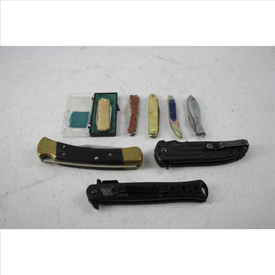 TRS Switch Knife, Kershaw Switch Knife, And More, 8+ Pieces | Property Room