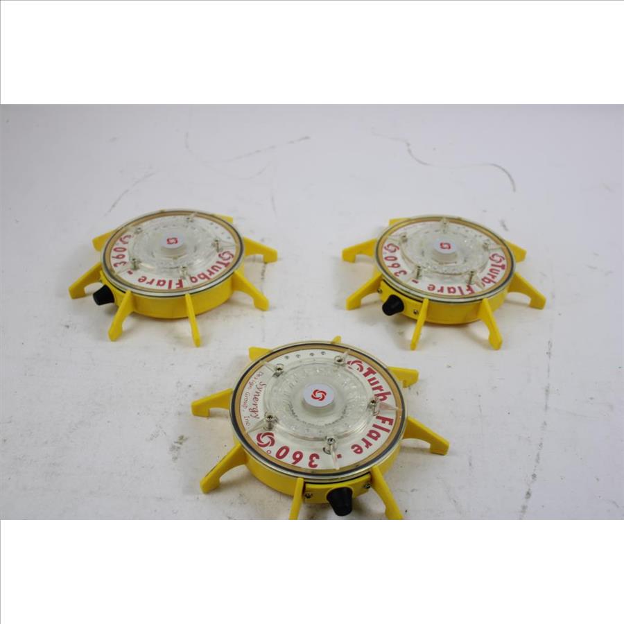 Turbo Flare 360 LED Road Flare And Flashlights, 5 Pieces | Property Room