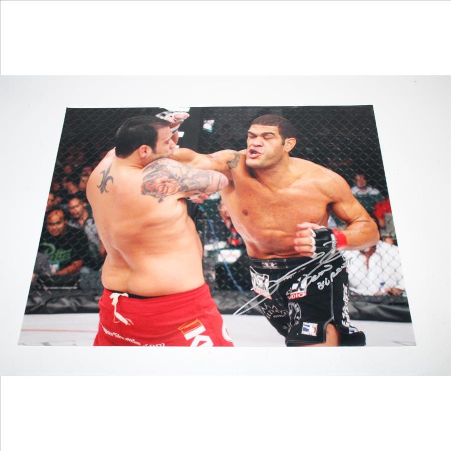 Ufc Fight Photograph With Unknown Fighter Names And Signatures ...