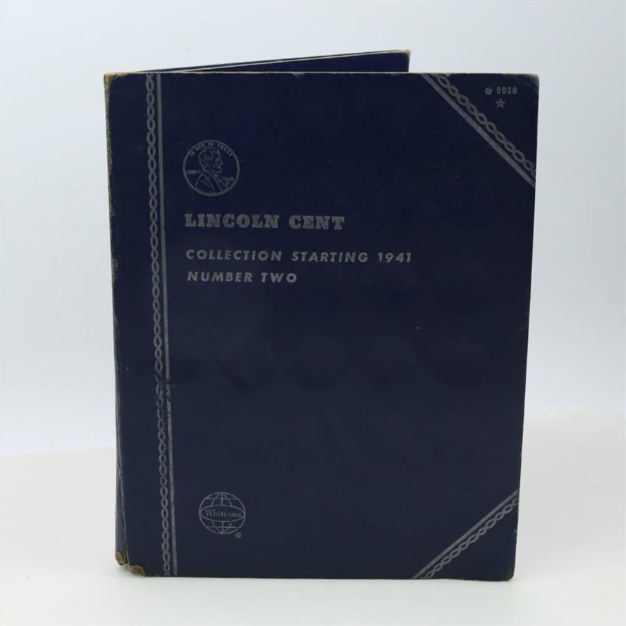 US Lincoln Cent Collection Book Number Two, 70+ Pieces | Property Room