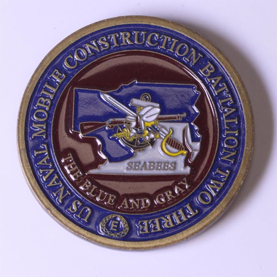 U.S. Navy Seabees Challenge Coin | Property Room