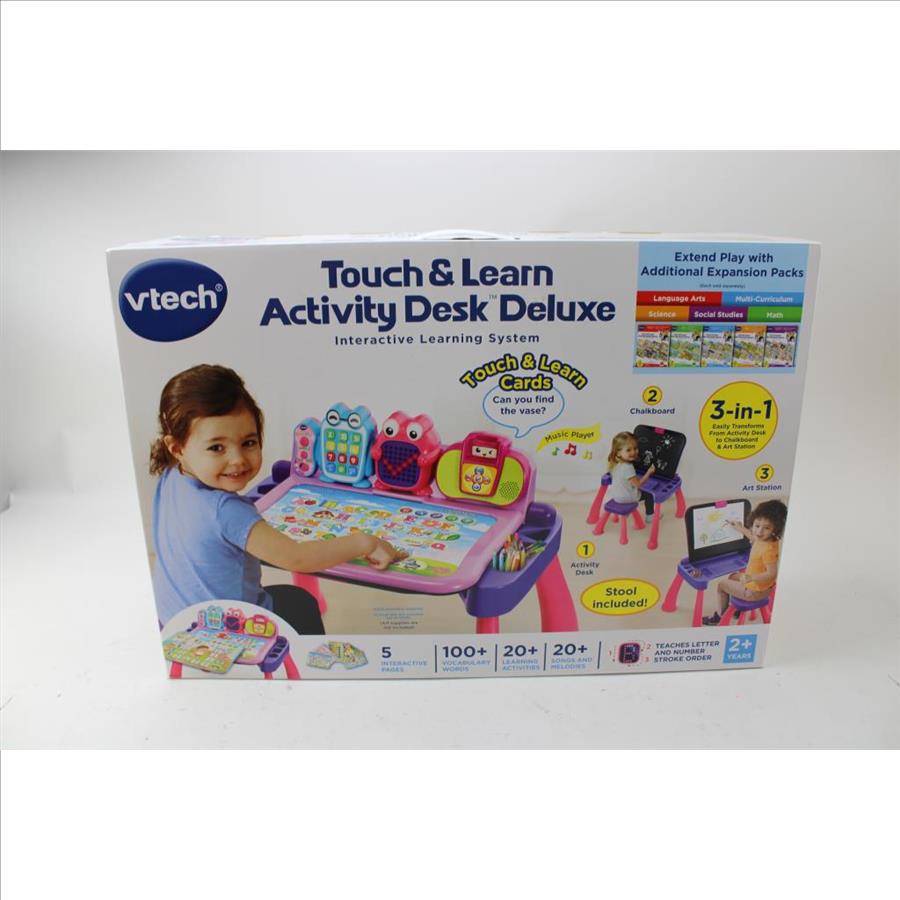 Vtech Touch & Learn Activity Desk Deluxe Pink | Property Room