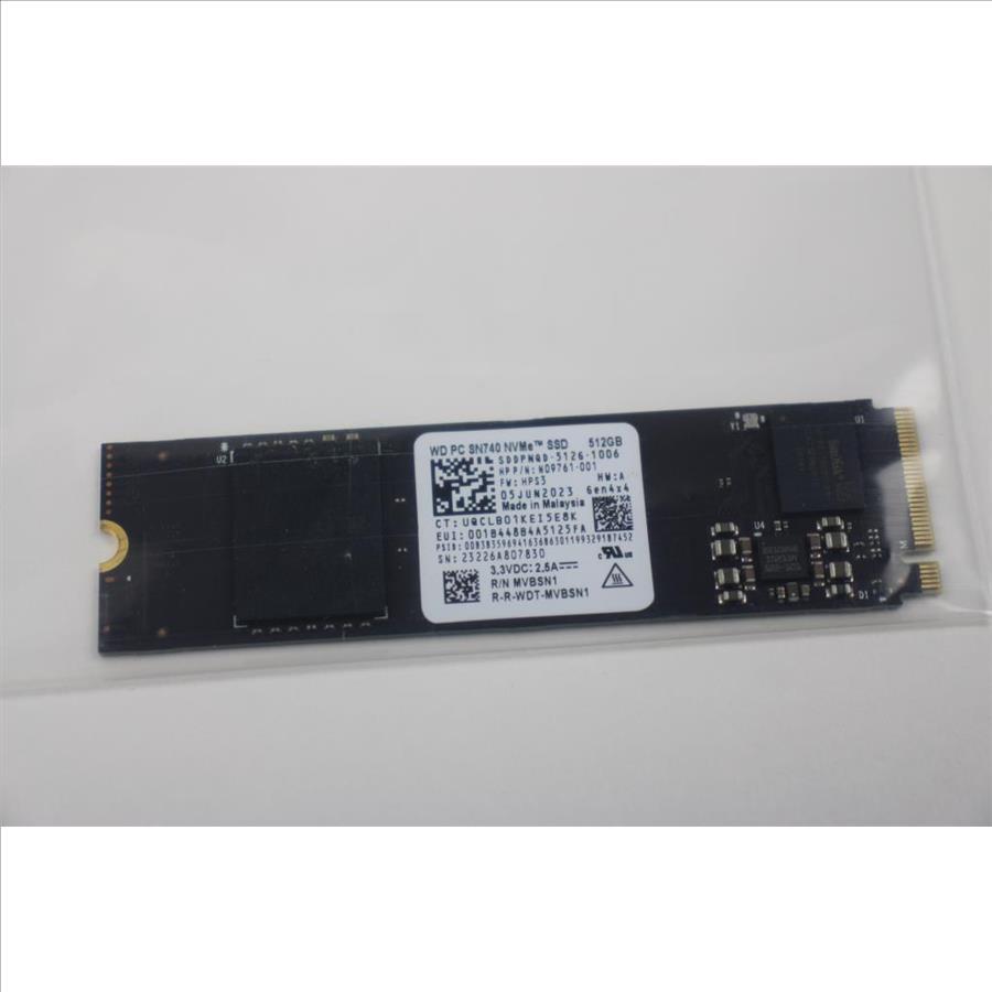 Western Digital PC SN740 NVMe SSD, 512GB | Property Room